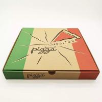 China Pizza Package Carton Square Custom Paper Box Custom Logo Printed for sale