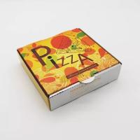 China Pizza Package Carton Square Custom Paper Box Custom Logo Printed for sale