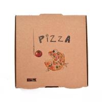China Pizza Package Carton Square Custom Paper Box Custom Logo Printed for sale
