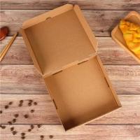 China Custom Pizza Corrugated Paper Box 12in With Logo for sale