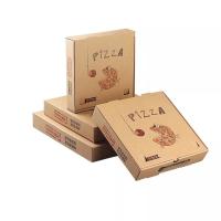 China Custom Pizza Corrugated Paper Box 12in With Logo for sale