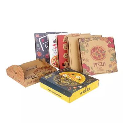 China Custom Pizza Corrugated Paper Box 12in With Logo for sale