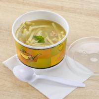 China Disposable Food Grade Biodegradable Eco Paper 22oz Disposable Paper Bowls for sale