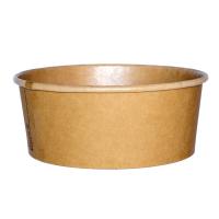 China Fast Food Bio-degradable Disposable Kraft Paper Bowl for restaurant for sale