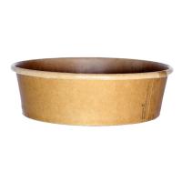 China Bio-degradable Single wall PE coating Disposable Paper Bowl For Salad for sale