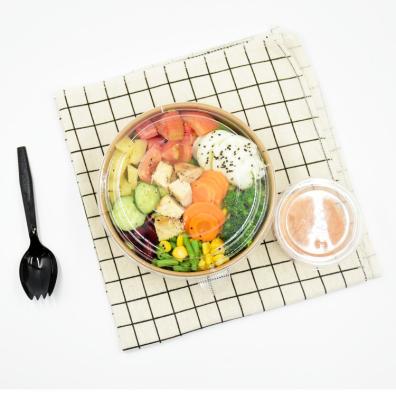 China Custom Recyclable Stackable Food Grade 750ml Disposable Paper Soup Bowls for sale