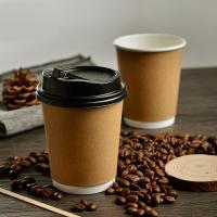 China Hot Insulated Biodegradable 30oz Recyclable Disposable Paper Cups for sale