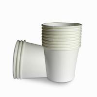 China Competitive Price Take Away 28oz Recyclable White Paper Water Cups for sale
