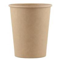 China Optional Specifications Hot Drink Flexo Printing Biodegradable Kraft Paper Cups for sale