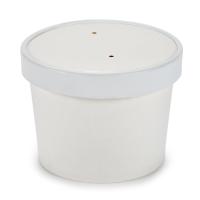 China Wholesale Disposable Ice Cream Container Printing Take Away 8oz White Paper Bowls for sale
