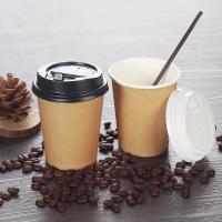 China Bio-Degradable PE Coating Takeaway kraft Paper Cups For Hot/Cold Drinking for sale