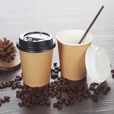 China Bio-Degradable PE Coating Takeaway kraft Paper Cups For Hot/Cold Drinking for sale