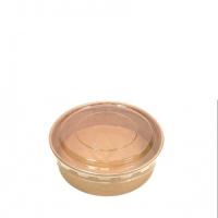 China Dia 11.5cm 500ml Disposable Paper Bowl With Clear OPS Lid For Restaurant for sale