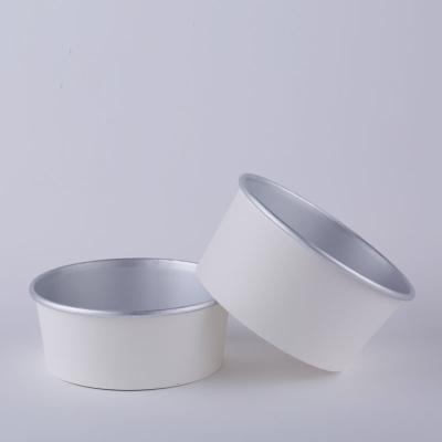 China Eco friendly 48oz Microwaveable Disposable Food Container Aluminum Foil Paper Bowl For Packaging for sale