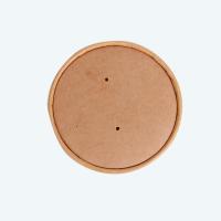China 750ML Disposable Brown Kraft disposable Paper Salad Bowl With PET Lid for sale