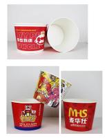 China 150oz Disposable Paper Food Buckets Biodegradable For Popcorn for sale