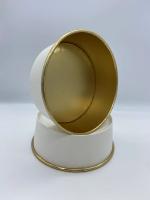 China High Quality Take Away Waterproof 1300ML Takeaway Gold Foil Paper Bowl for sale