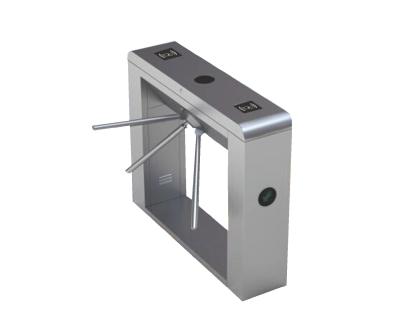 China Round Corner Half Height Turnstile Tripod Access System For Shopping Malls for sale