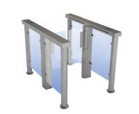 China Convenient Entrance Barrier Gate Stainless Steel Sharp Angled Fast Gate for sale