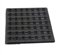 China PCB Blister Packaging Box Black Plastic Black Esd Tray Conductive Non Taste for sale