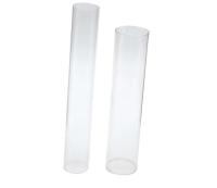 China Plastic Cylinder ESD Tube PC Transparent Big Clear Plastic Test Round Packaging Tube for sale
