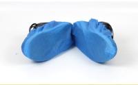 China Blue Color Disposable Non Slip Lab CPE Shoe Cover Waterproof With CE Certification for sale