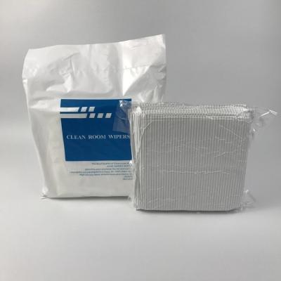 China Lint Free Disposable Cleanroom ESD Wipes 98% Polyester For PCBs for sale