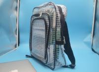 China Shoulder Strap Clear PVC Zipper Cleanroom Tool Bag for sale
