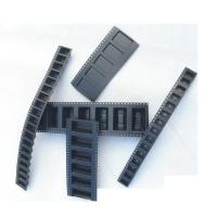 China DELIXIN Black PS SMT Embossed Carrier Tapes Custom Electronic Anti Static Packaging for sale
