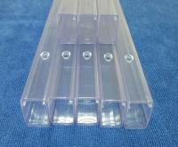 China IC pipe package clear PVC tube anti-static PVC packing tube clear hard PVC tubing for sale