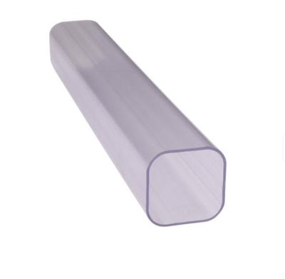China Transparent ESD Packaging Tubes PC/PVC 0.5-2mm Thickness for IC & SOP Chip Encapsulation for sale