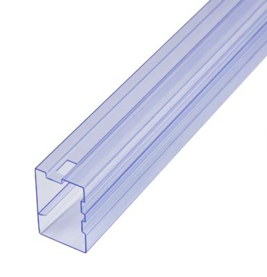 China Lightweight ESD Plastic Tubes Transparent Rectangular/Round | 0.5-2mm Custom Thickness | Factory Direct for sale