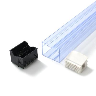China Cost-Effective Rigid Transparent ESD Tubes | Custom Thickness & Size for Chips & Modules Packaging for sale
