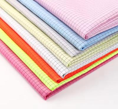 China 5mm stripe antistatic fabric for industrial cleanrooms, WR coated, suitable for disposable protective clothing. for sale