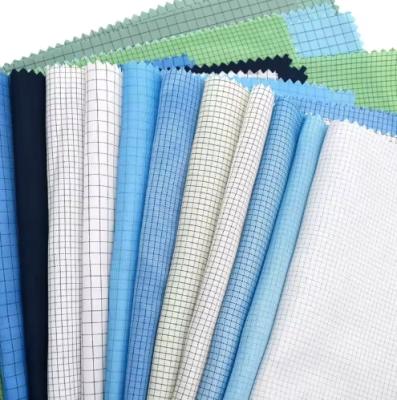 China ESD Anti-static Twill Fabric (98% Polyester + 2% Conductive Fiber) – Ideal for Cleanroom and Dust-proof Garments for sale