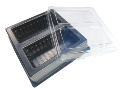 China ESD Anti-static Blister Tray / Plastic Vacuum Formed Tray For Semiconductor SMD Components for sale