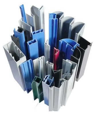 China Industrial Plastic Tube Profiles designed for assembly and available in multiple materials PVC PP PE PC PA and ABS for various working scenarios for sale