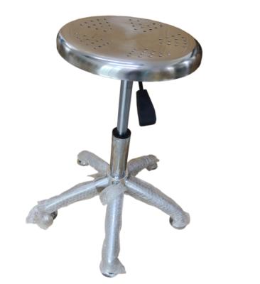 China 304 Stainless Steel Perforated Stool | Cleanroom ESD Stool for Laboratory and Electronics Workshop for sale