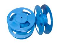 China 15 Inch Blue Packaging Spool for Semiconductor Carrier Tape and SMT Production for sale