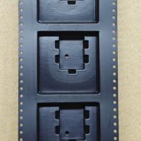 China 44mm Black PS Embossed Carrier Tape for SMT SMD Component Packaging for sale