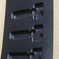 China 44mm Black PS Embossed Carrier Tape for SMT SMD Component Packaging for sale