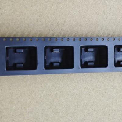 China 32-44mm Black PS Embossed Carrier Tape for SMT SMD Components for sale