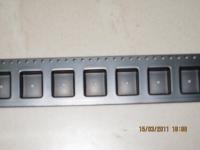 China 44mm Black PS Embossed Carrier Tape for SMD Components, Custom Pockets and SMT Packaging for sale