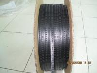 China 12mm Black PS Carrier Tape with Embossed Pockets for SMT Component Feeding for sale