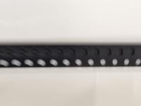 China Black PS Embossed Carrier Tape for Precision SMT Component Pocket Packaging for sale