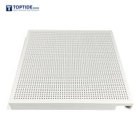 China Hotel Perforated Acoustic Ceiling Panel Aluminum False Ceiling Board for sale