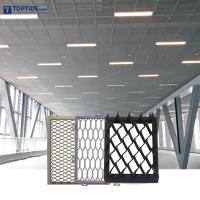 China Office Building Decorative Suspended Metal Ceiling Aluminum Wire Mesh Ceiling Panel for sale