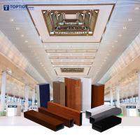 China Commercial Building Material Waterproof Metal Ceiling System Linear Aluminum Baffle Ceiling for sale