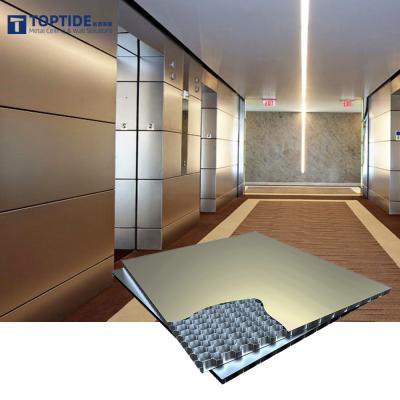 China Anodizing Metal Composite sheet Building material aluminum Honeycomb Panel for sale