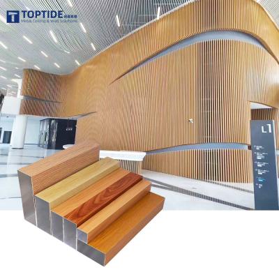 China High Sound Absorption Aluminum Metal Baffle Wall With 5 Years Warranty for sale